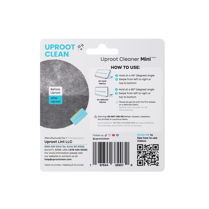 Uproot Cleaner Mini™ - Portable Lint Remover – Uproot Clean Wholesale